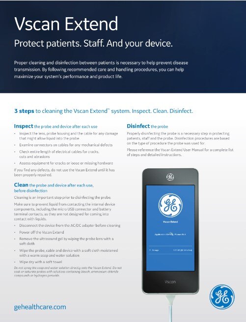 Vscan Extend Portable Ultrasound | GE Healthcare